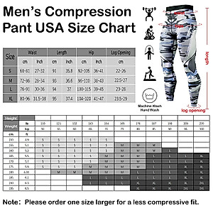 OEBLD Compression Pants Men UV Blocking Running Tights 1 or 2 Pack Gym Yoga Leggings for Athletic Workout