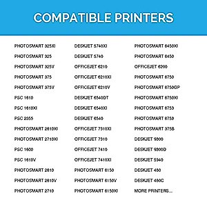 LD Products Ink Cartridge Replacements for HP 96 & 97 (2 Black, 2 Color, 4-Pack) for use in DesignJet: 5940, 5940xi | DeskJet: 5740, 5740xi, 5743, 5745, 5748, 5940, 5940xi, 5943 & 6520