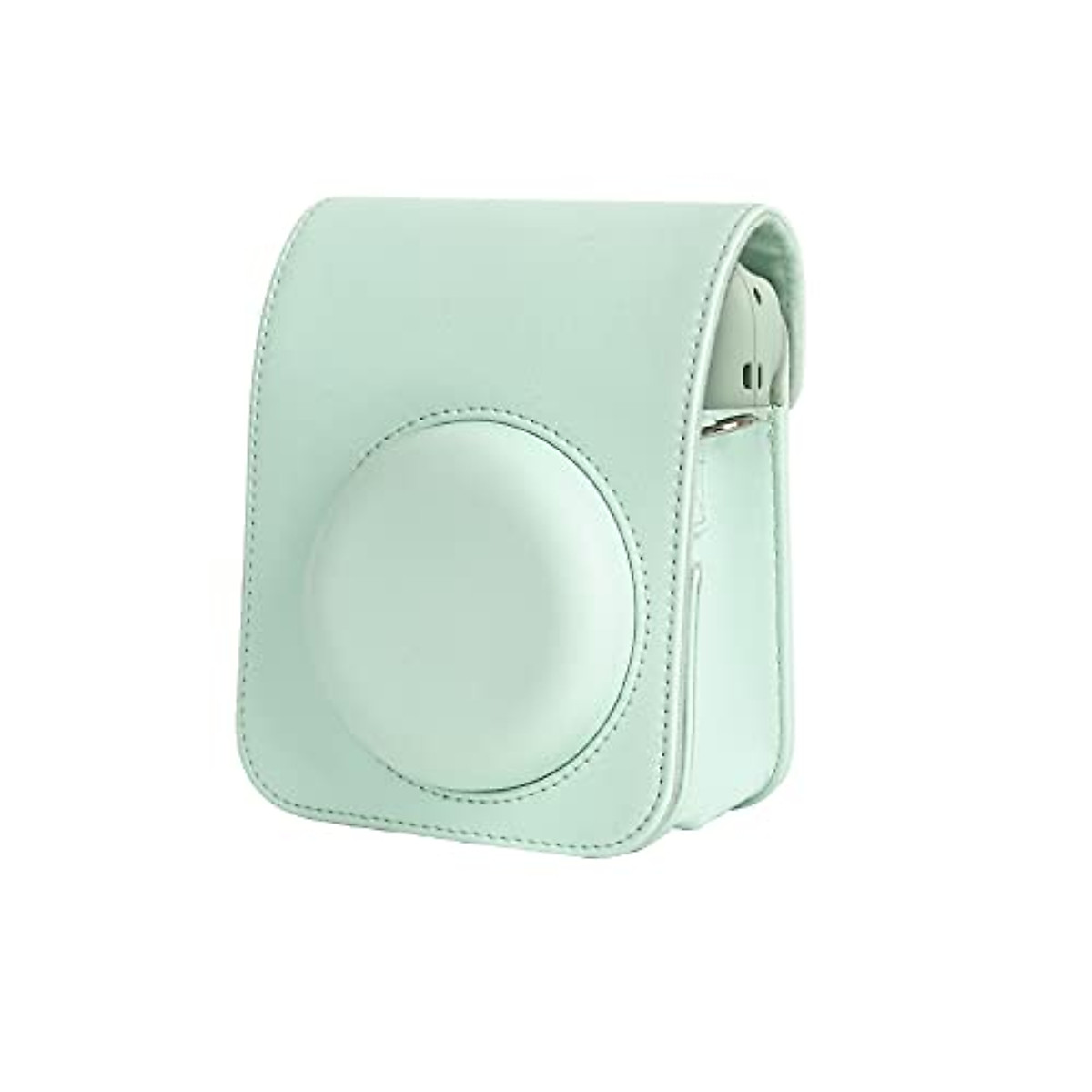 Fujifilm Instax Mini 12 Instant Film Camera (Mint Green), Fujifilm Instax Mini Twin Pack Instant Film 20 Prints, Case - Acessory Bundle