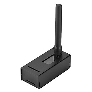 Assembled MMDVM Hotspot - Support DMR, DSTAR, P25 and System Combination Communications - Organic LED Display Screen,SMA Detachable Antenna,Support 420-450MHz UHF (Black)