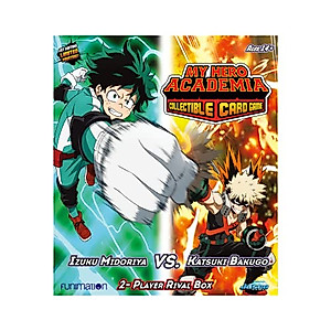 My Hero Academia Collectible Card Game Izuku Midoriya vs. Katsuki Two Player Rival Decks | Trading Card Game for Adults and Teens | Ages 14+ | 2 Players | Avg. Playtime 45+ Mins | Made by Jasco Games