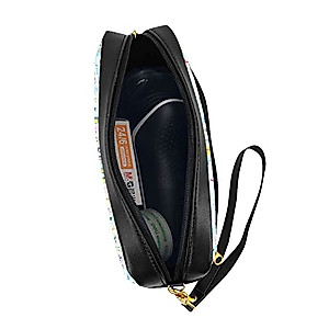 LMSSHISANN Loteria Large Capacity Pencil Case PU Leather Functional Stationery Bags