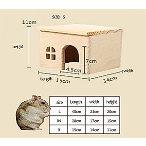 OMEM for Small Animals House Natural Life Tunnel System Such as Hamsters, Guinea Pigs, Golden Bears, Hedgehogs, Rabbits, Turtles, Easy to Clean (S)