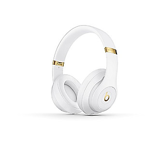 Beats by Dr. Dre Studio 3 Wireless Over-Ear Headphones with Built-in Mic - White (Renewed)