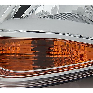 MXDEQHF Headlight Left Driver Side Clear Lens Chrome Housing Halogen Type BM5Z13008M 5_HD-JH-FFOC12-L BM5Z13008K