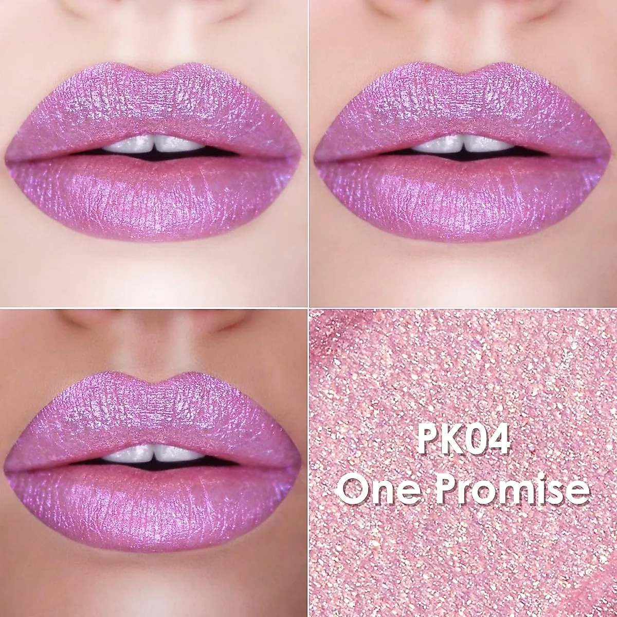 FOCALLURE Metallic Liquid Lipstick,Non Stick Cup Lip Gloss,High Impact Lip Color with Transfer-proof Wear,Long Lasting & Waterproof Lipstick Makeup for Women,One Promise