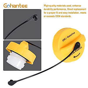 E85 Gas Cap Fuel Cap 52030380AB Replace 52030380AA Compatible with 2008-2016 Chrysler Town & Country 2007-2009 Jeep Commander Grand Cherokee 2008-2019 Dodge Grand Caravan 2013-2016 Dodge Dart