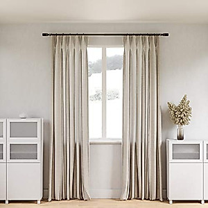 Umbra Blok Modern 1 Curtain Rod, Includes 2 Matching Finials, Brackets & Hardware, 36 to 72-Inch, Gunmetal