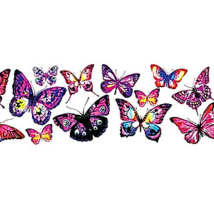 Tervis Butterfly Passion Made in USA Double Walled Insulated Tumbler Travel Cup Keeps Drinks Cold & Hot, 16oz Mug, Classic