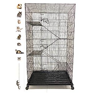 Extra Large 5 Levels Guinea Pig Hamster Rodent Degu Dagus Ferret Chinchilla Sugar Glider Squirrel Rat Mice Rabbit Cat Critter Cage