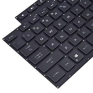 Replacement Keyboard for ASUS ROG Zephyrus G14 GA401 GA401I GA401IV GA401Q GA401QM GA401U Series Laptop, Zephyrus G14 Replacement Keyboad wih Backlit US Layout 8037B0169701
