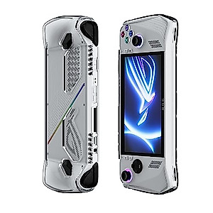 TPU Clear Case for 2023 ASUS ROG Ally Handheld, ROG Ally 7 Accessories Protective Cover Grip (Clear)