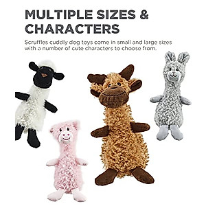 Outward Hound Scruffles Moose Plush Squeaky Dog Toy, Small