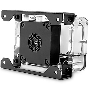 EK EKWB Quantum Kinetic FLT 80 Pump/Reservoir Combo, 4.72" x 3.15" x 2.2" DDC PWM, D-RGB, Plexi for Desktop