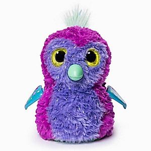 Hatchimals Glittering Garden - Hatching Egg – Magical Interactive Creature – Sparkly Penguala with Soft Shimmering Fur and Twinkling Wings– Purple/Magenta by Spin Master