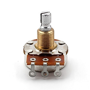 Set of Four (4X) Bourns 500K SHORT Split Shaft Audio Taper Low Friction Potentiometers