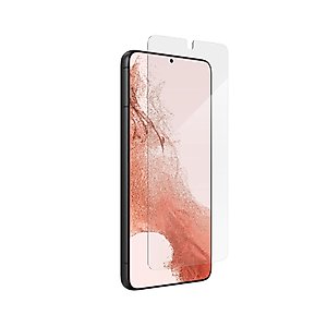 ZAGG InvisibleShield Fusion with D3O for Samsung Galaxy S22 – Flexible Hybrid Screen Protection – Strengthened with D3O – Extreme Impact and Scratch Protection