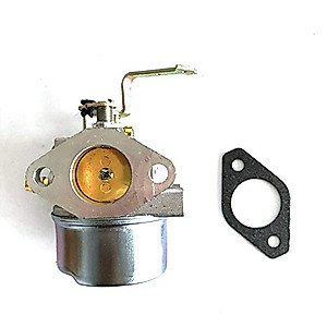 HQparts Generator Carburetor compatible with Coleman Maxa 5000 ER Plus 10hp compatible with Tecumseh Powerbase Powermate PM0525202 Carb & Fuel Filter