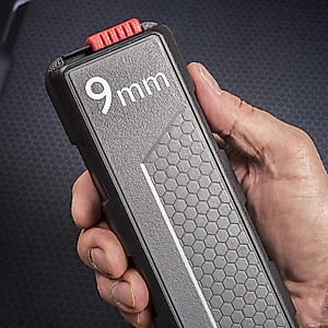 Real Avid 9mm Cleaning Kit for 9mm .357 & .38 Caliber Gun Cleaning | Complete Glock Cleaning Kit & Pistol Cleaning Kit with Bore Brush, Jag, Bore Mop, Cleaning Rod & Gun Cleaning Patches,Charcoal