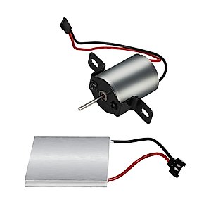 Fireplace Fan Accessories Motor and Power Generation sheet/4-Blade Heat Powered Stove Fan for Wood/Log Burner