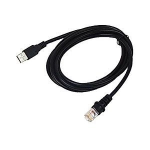 Eibhbuyey Barcode Scanner USB Cable 2M for MS5145 MS9540 MS7120 MS9590 MS1690 Models Scanners