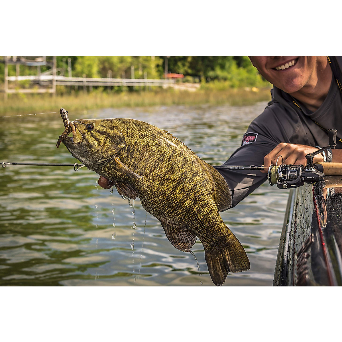 Berkley PowerBait Power Tube, 3 1/2in | 9cm, Soft Bait - 3 1/2in | 9cm, Green Pumpkin