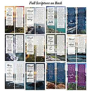 JBH Creations Blessings from Scripture Bible Verse Bookmarks - Pack of 48