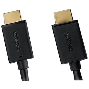 Microsoft Xbox 360 Black HDMI Cable (Retail Packaging)