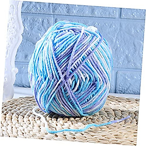 VILLCASE Knitting Yarn Soft Chunky Yarn Cotton Yarn for Crocheting Knitting Accessories Green Yellow Blue White Black red Yarn Blanket Yarn Bulky Yarn Cotton Yarn Cone Set Baby coarse Wool