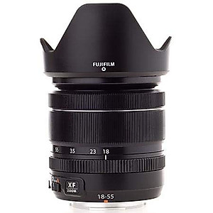 FUJIFILM XF 18-55mm f/2.8-4 R LM OIS Lens, Rounded 7-Blade Diaphragm, Three Aspherical Elements, X-Mount Lens/APS-C Format, Linear Autofocus Motor (Renewed)