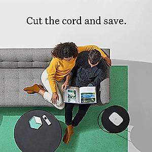 Ooma Telo Air 2 VoIP Free Home Phone Service with Wireless and Bluetooth connectivity. Affordable Internet-Based landline Replacement. Unlimited Nationwide Calling. Low International Rates. (Renewed)