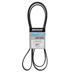 Quicksilver 865615Q03 Serpentine Belt -2, 704 mm Long for MerCruiser 2001-2016 V-6 & V-8 (305 & 350 CID) Alpha Engines with Closed Cooling and Bravo Engines with Standard Cooling