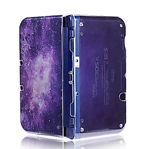 Compatible with for New 3DS XL/LL Case, Akwox Super Crystal Transparent Protective Cover Case for New 3DS XL (not for 3DS XL)