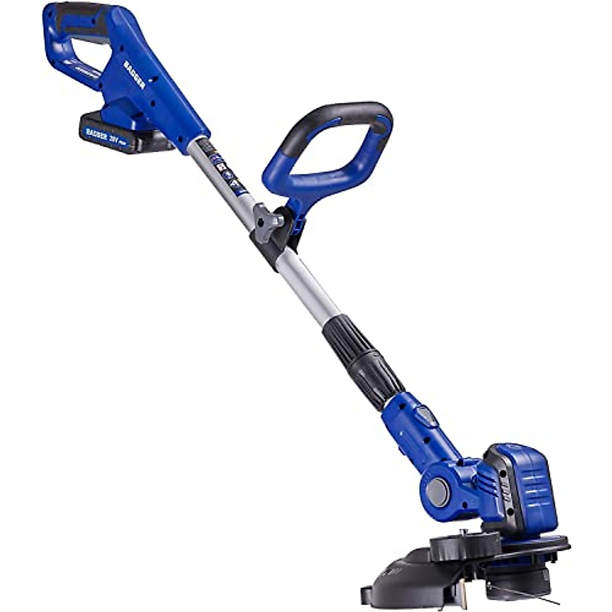 WILD BADGER POWER 20V Weed Eater/Wacker,Leaf Blower,Wheeled Edger Kit Electric with 2 * 2Ah Battery & Charger,String Trimmer,Lightweight, Adjustable Telescopic Shaft, Easy to Use and Convert