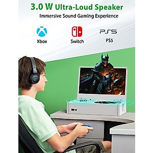 DEPGI 4K 14" Portable Gaming Monitor IPS Screen for Xbox Series S（not Included） with Remote Control, Portable Monitor with HDR10, AMD FreeSync, 2X HDMI for Indoor Outdoor Travel