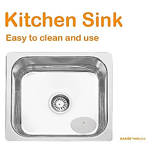 Gadgetime USA Suction Drain Cover Set - Shower Silicone Stopper for Kitchen, Bathtub, Sink & Laundry 2 Pack