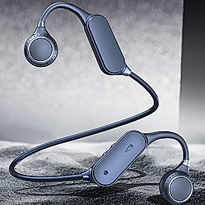 Bone Conduction Wireless Bluetooth Headphones with Microphone, Waterproof Neckband Bluetooth Headphones Headset for Sports Running Driving Cycling Walking