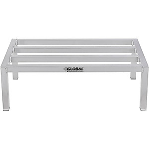 Global Industrial Aluminum Dunnage Rack 24"W x 18"D x 8"H