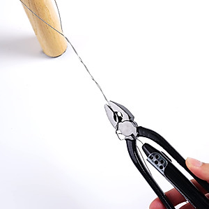 6 Inch Safety Wire Pliers, Wire Twisting Tool Lock Wire Pliers with 25' Stainless Steel Wire, Heavy Duty Wire Twisting Tool for Aircraft Machinery Vehicles