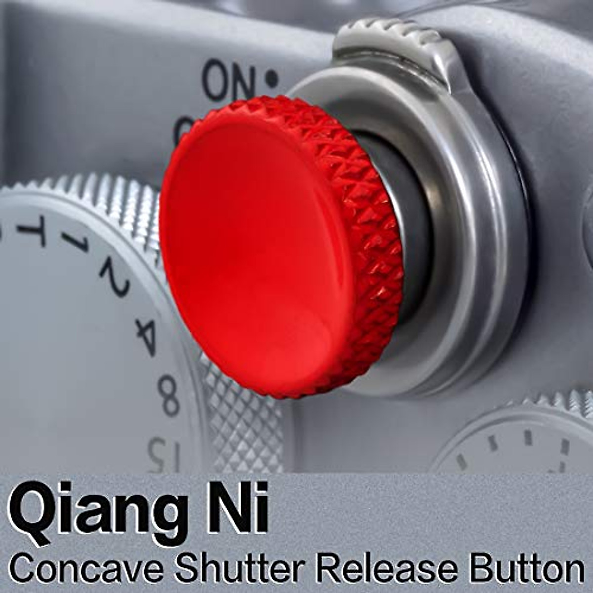 Soft Shutter Release Button (2 Pack/Red) high-end Pure Copper Camera Shutter Button