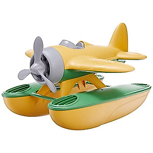 Green Toys Airplane Blue - Seaplane Yellow Bundle