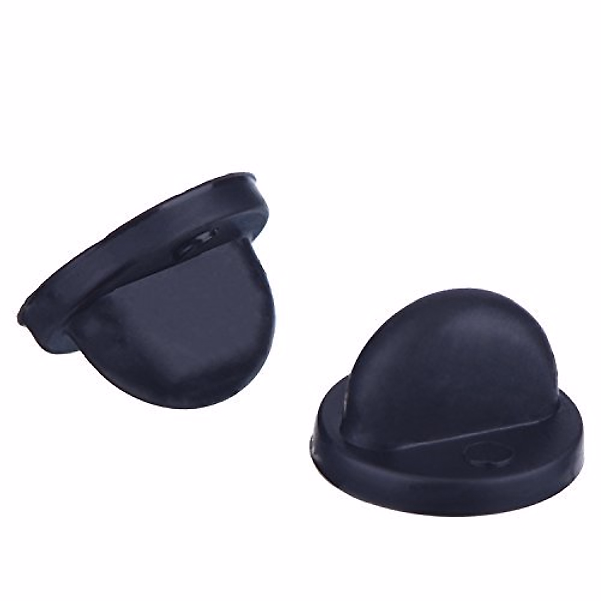 eBoot Tie Tacks Blank Pins with PVC Rubber Pin Backs (50)