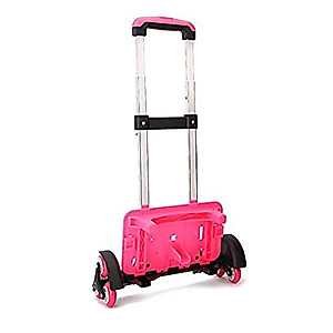 Backpack Hand Truck YUB Wheeled Cart Trolley Hand Aluminium Alloy Folding Trolley Cart for Schoolbag