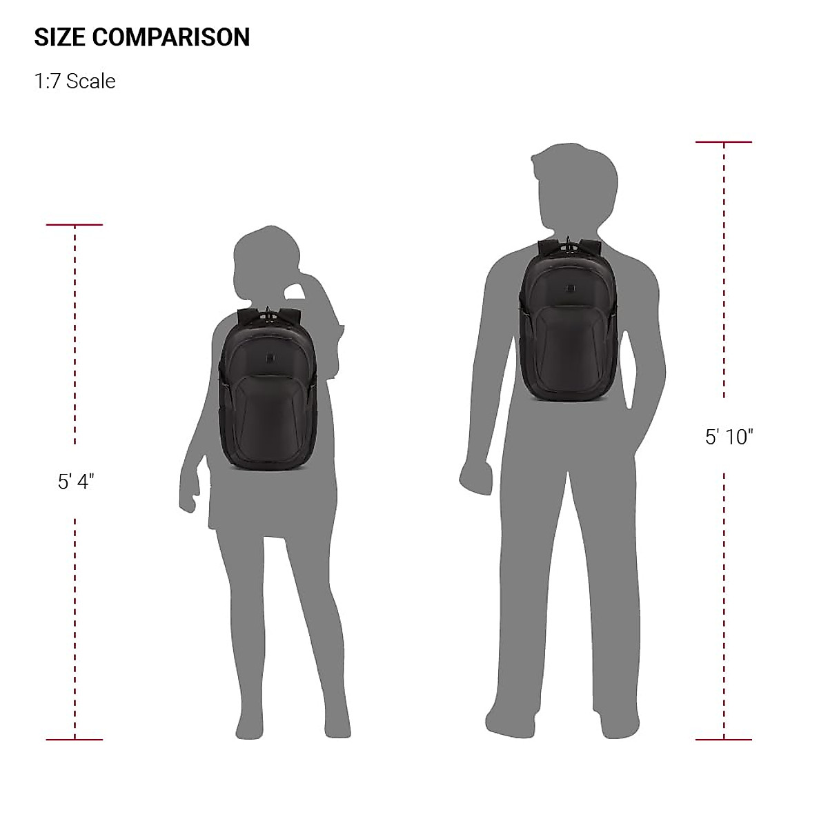 SwissGear FusionPro, Black/Charcoal, 19-Inch