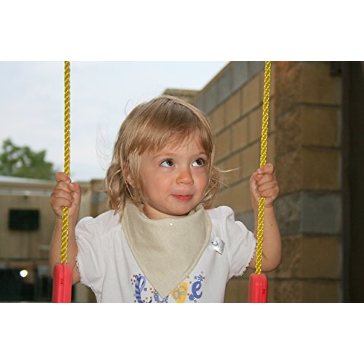 5-Pack Stylish Baby Bandana Drool Bibs 2 Ply 100% Naturall Colored Cotton - Neutral and Absorbent for Boys and Girls