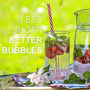 LANGSHI Soda Siphon Silver, Portable Seltzer Water Maker Soda Siphon for Home Club, 1 Liter Soda Maker Machine Sparkling Water Maker, Use 8 gram CO2 Cartridges