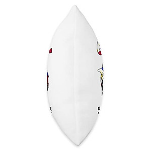 Philippines flag filipino Gifts just Like a Normal Girl Filipino Roots Throw Pillow, 16x16, Multicolor