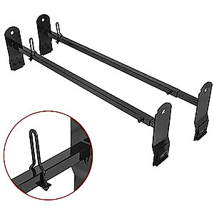 TONGUC Fits Ladder Roof Rack Rain Gutter Bars Steel Upper -432 FFEESVLRRRGCBN,Simple Installation, Fast delivery from US Warehouse, Free Returns and exchanges and exchanges