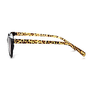 Betsey Johnson womens Kai Blue Light Glasses Reading Glasses, Cheetah, 40mm US