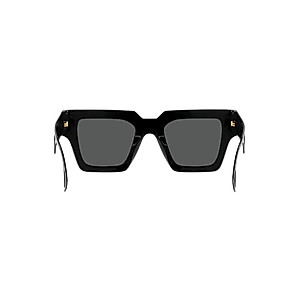 Versace Woman Sunglasses Black Frame, Dark Grey Lenses, 50MM